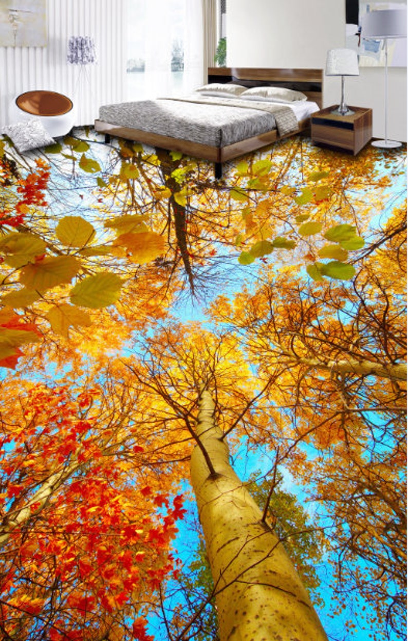 3D Maple Forest 0943 Floor Wallpaper Murals Self-adhesive | Etsy