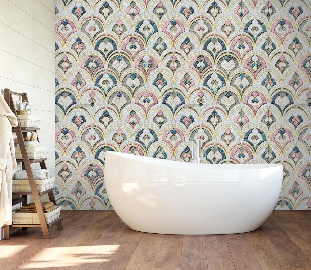 Fan Pattern 2965 Wallpaper Mural Self Adhesive Peel and Stick Wall ...