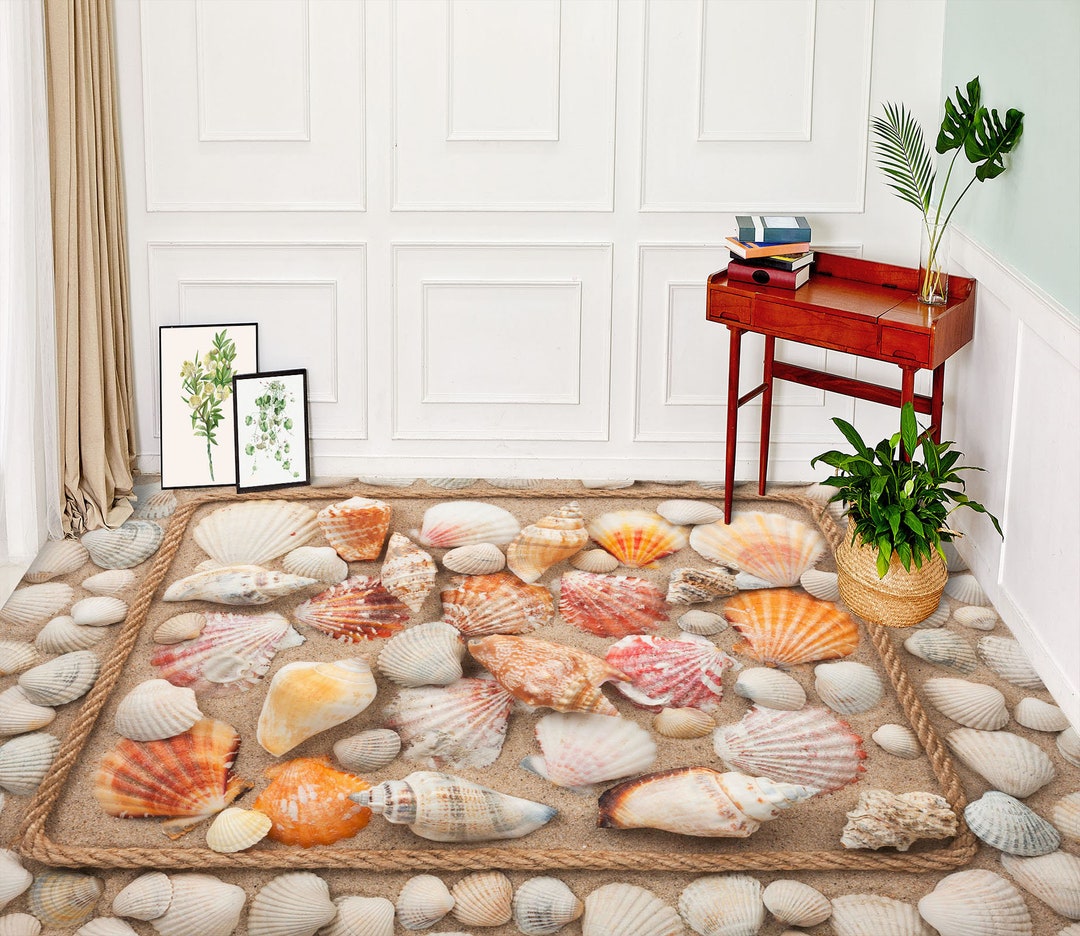 3D Beautiful Shells 3248 Floor Wallpaper Murals Self-adhesive Removable ...