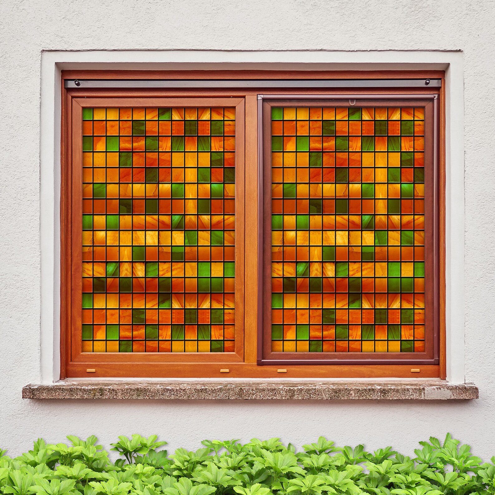 3D Shiny Cubes W537 Window Film Print Sticker Cling Stained | Etsy