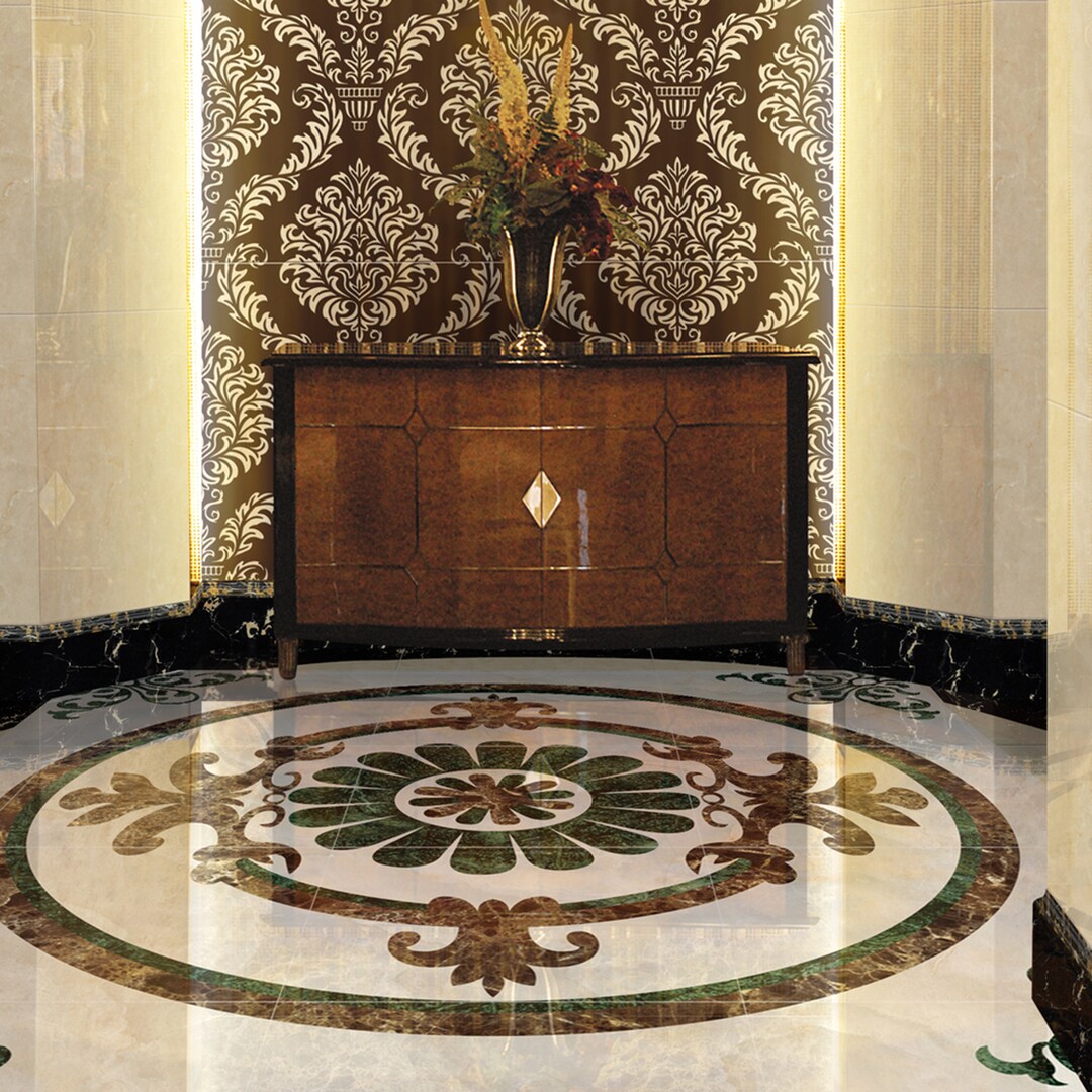 3D Circular Pattern 1724 Floor Wallpaper Murals Self-adhesive Removable ...