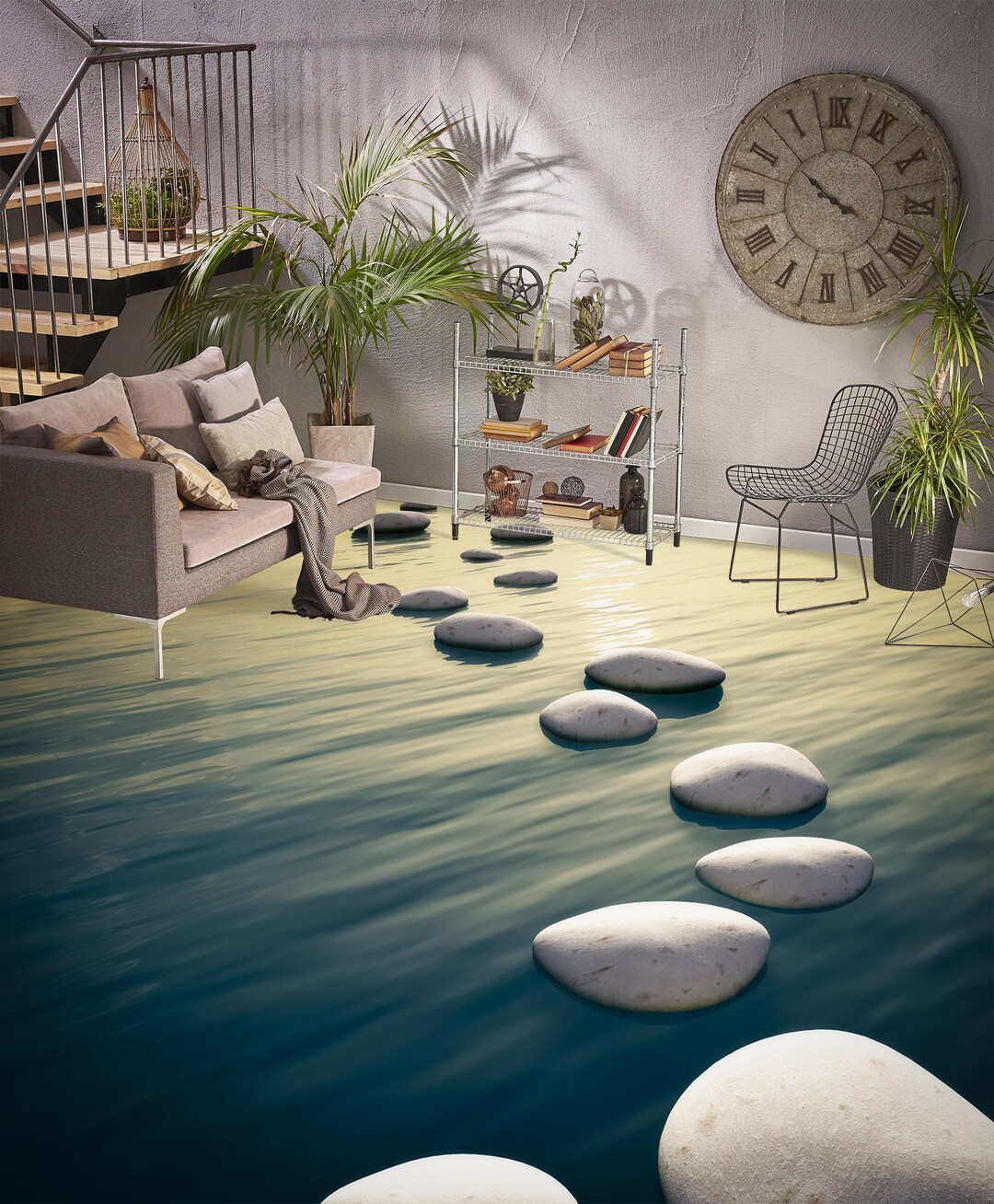 3D White Stone Road 6477 Floor Wallpaper Murals Self-adhesive - Etsy