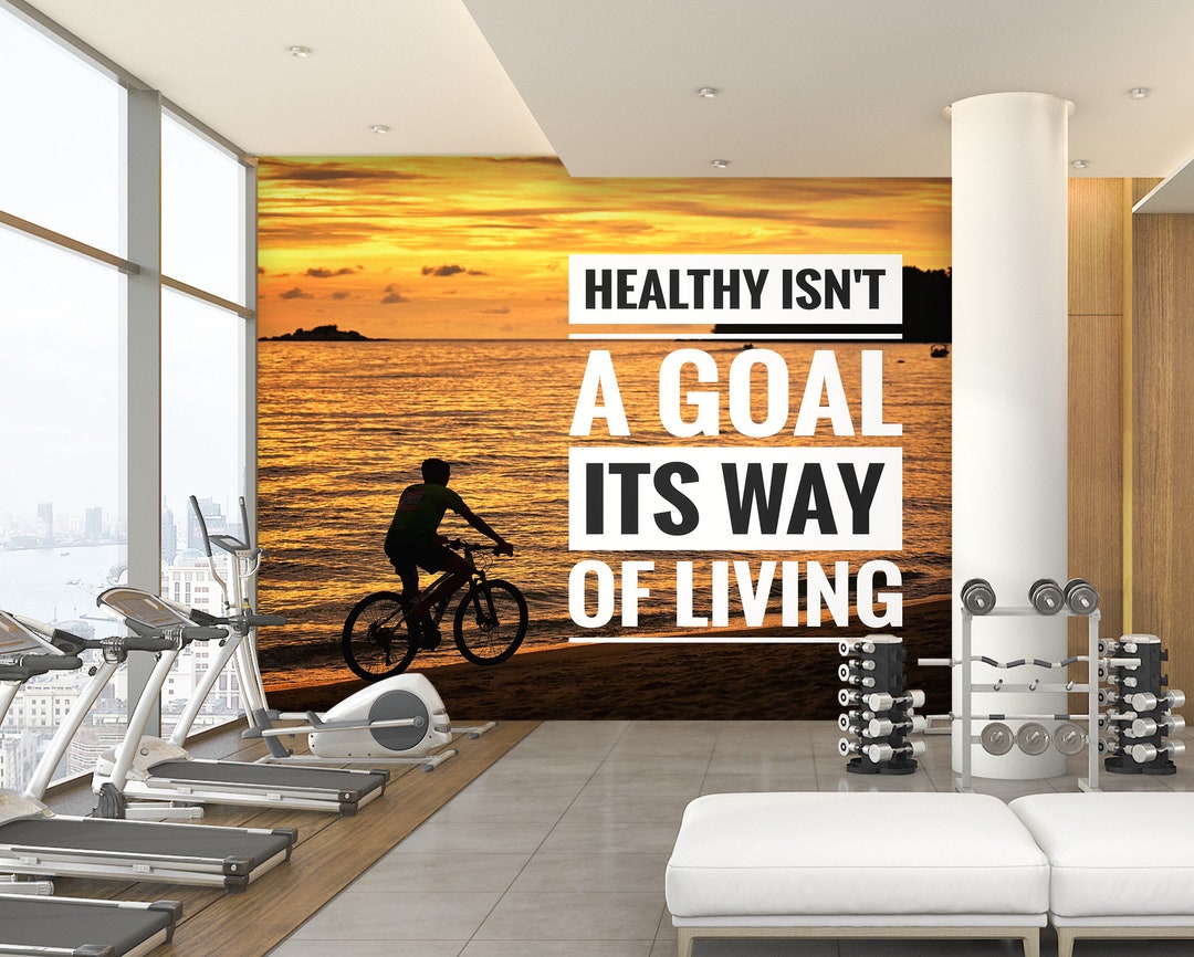 3D Healthy Lifestyle 5286 Gym Sports Wallpaper Mural Self Adhesive Peel ...