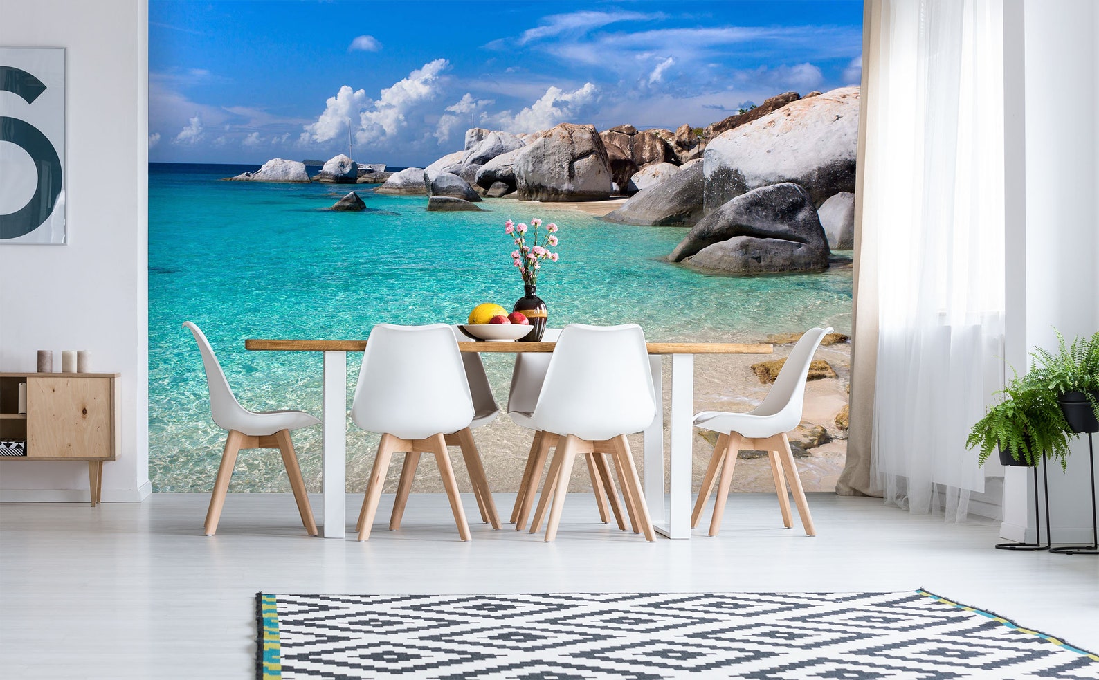 Seaside Beach 1269 Wallpaper Mural Self Adhesive Peel and Stick Wall ...