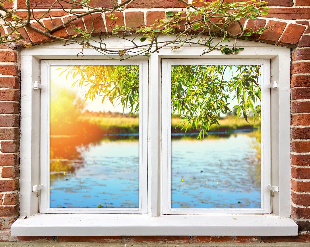 3D Sunny Day W1003 Window Film Print Sticker Cling Stained - Etsy