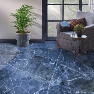 3D Blue Texture 4188 Floor Wallpaper Murals Self-adhesive Removable ...