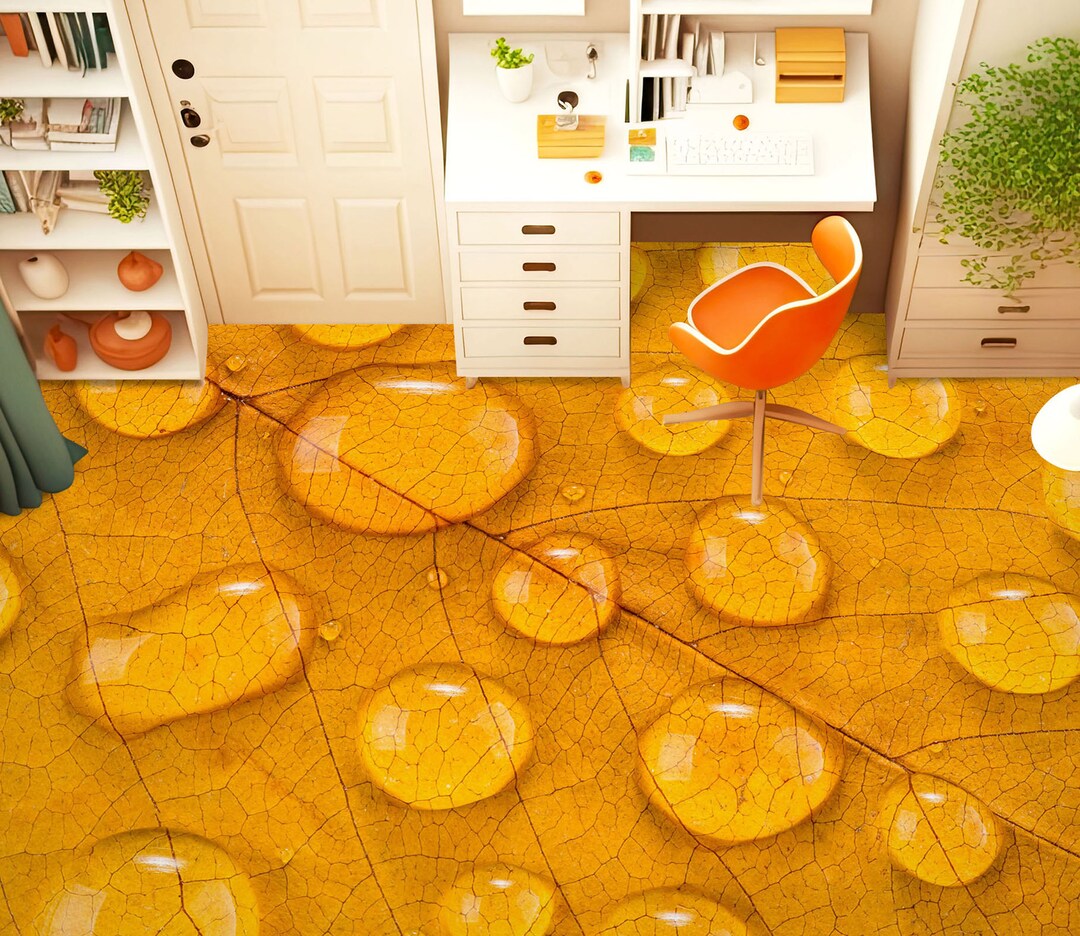 3D Water Drop 3178 Floor Wallpaper Murals Self-adhesive Removable ...