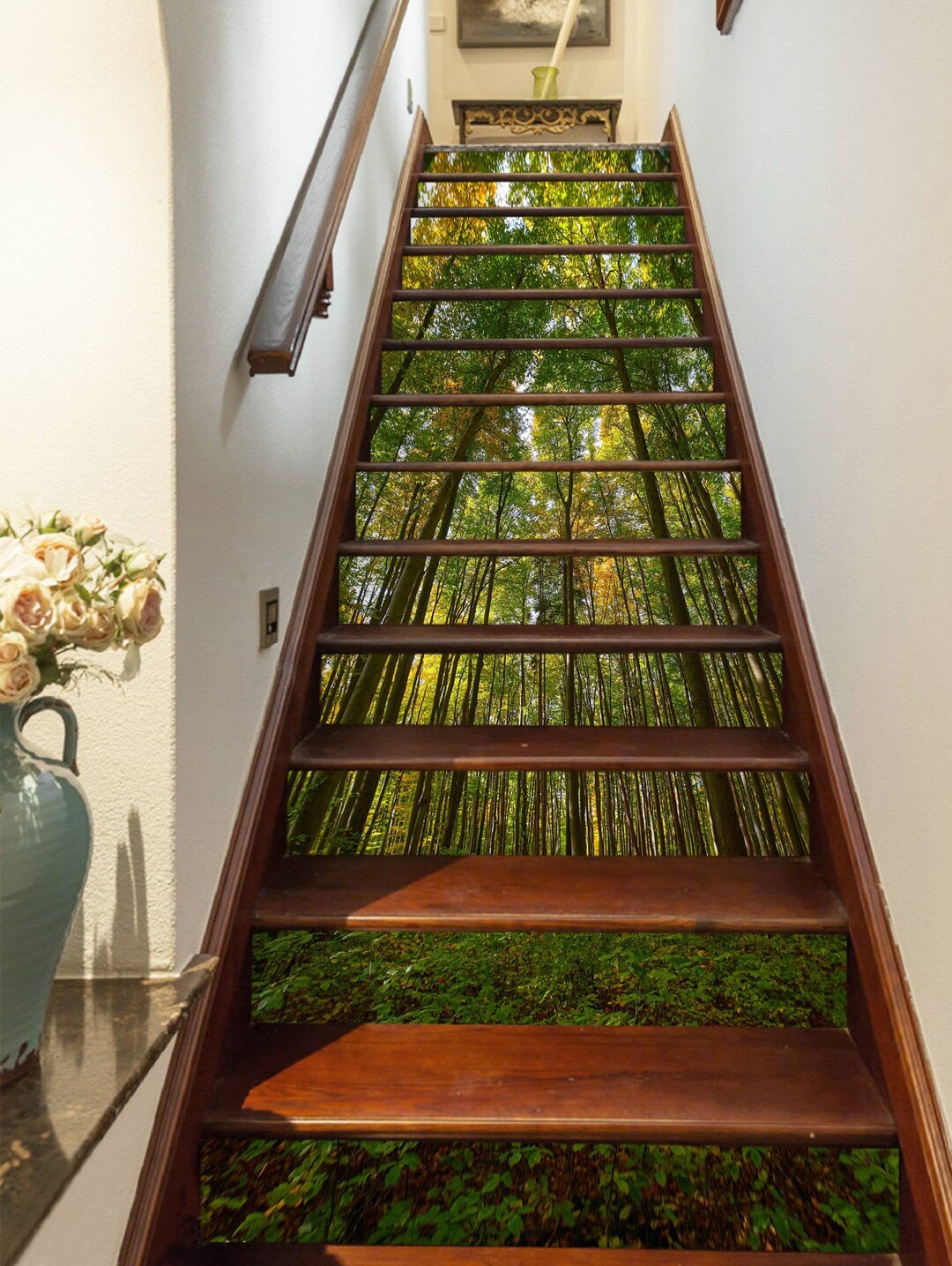 3D Forest Grass SS0006 Pattern Tile Marble Stair Risers - Etsy