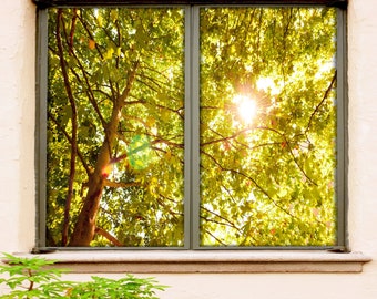 3D Broken Glass W081 Window Film Print Sticker Cling Stained Glass Xmas ...