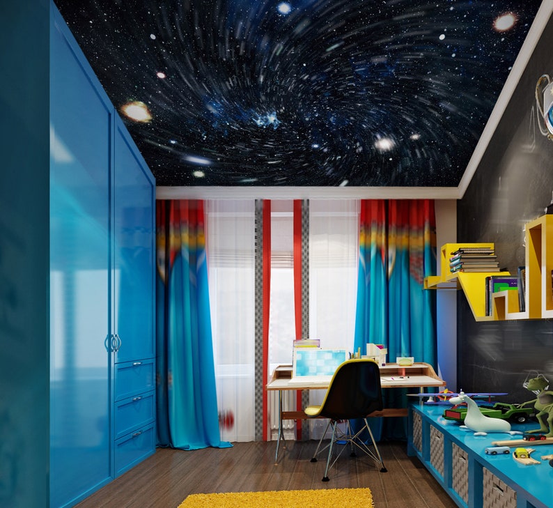 3D Milky Way C050 Ceiling Wallpaper Removable Self Adhesive - Etsy