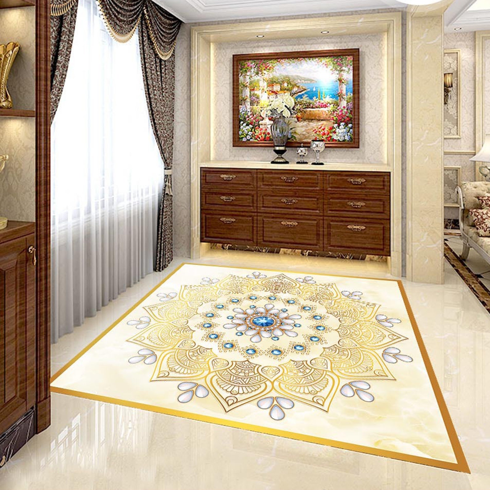 3D Yellow Texture 1458 Floor Wallpaper Murals Self-adhesive - Etsy