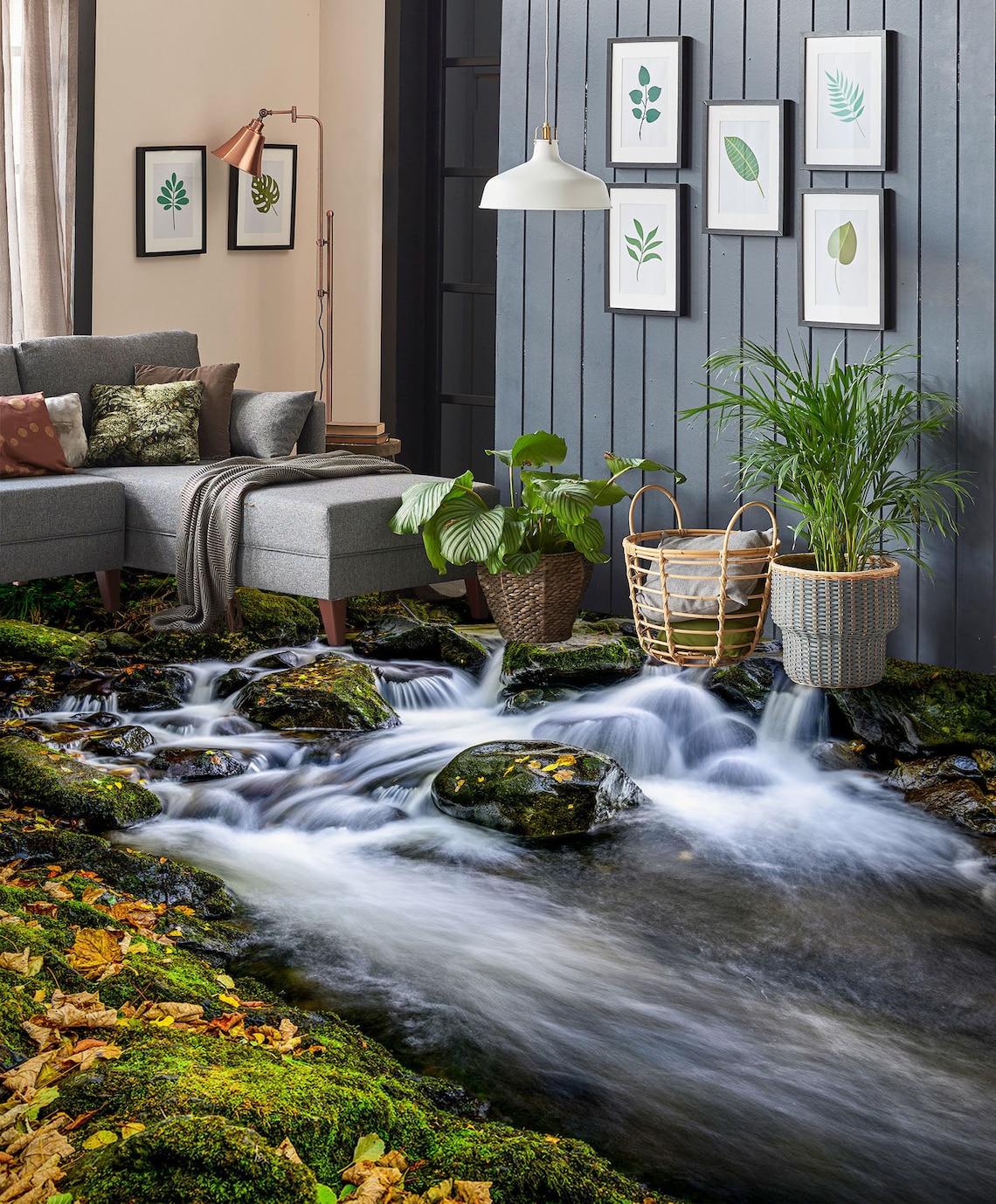 3D Staggered Water 7966 Floor Wallpaper Murals Self-adhesive - Etsy