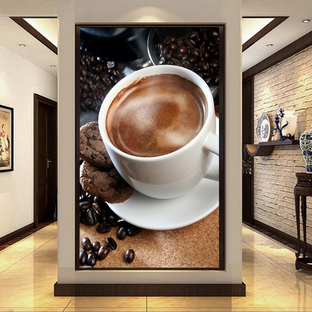 Cookie Coffee 2261 Wallpaper Mural Self Adhesive Peel and | Etsy