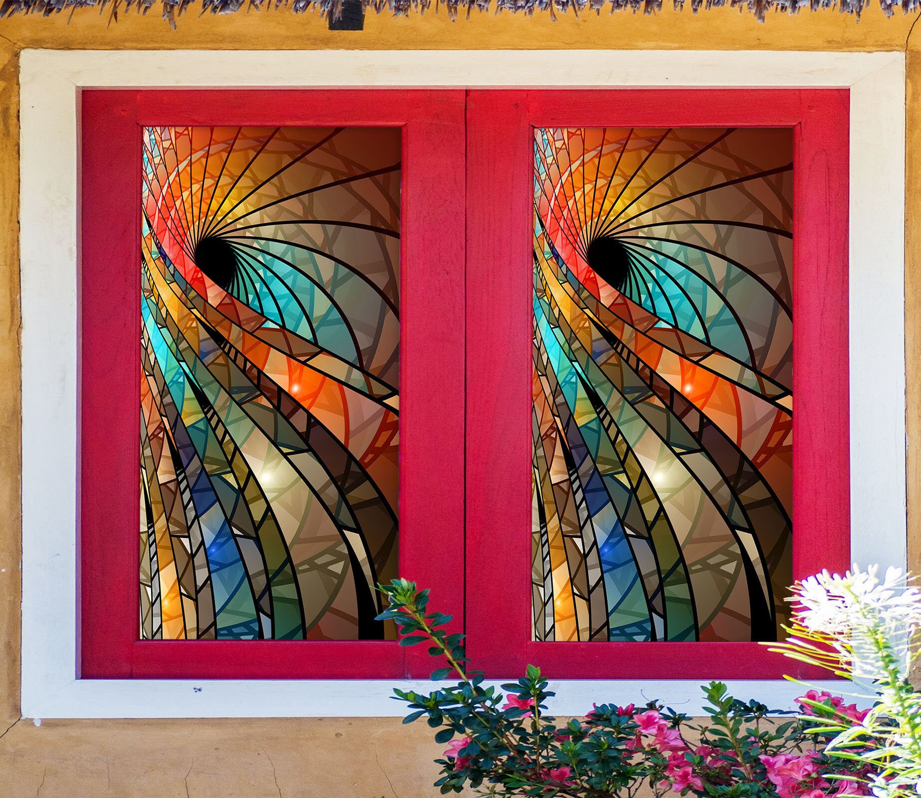 3D Decorative Pattern W7742 Window Film Print Sticker Cling - Etsy