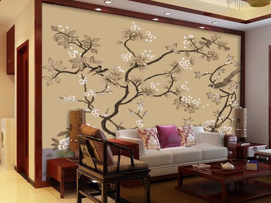 Small Flowers WC008 Wallpaper Mural Self Adhesive Peel and Stick Wall ...