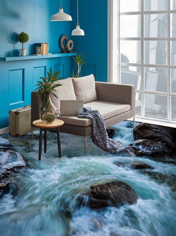 3D Excited Water 7097 Floor Wallpaper Murals Self-adhesive | Etsy