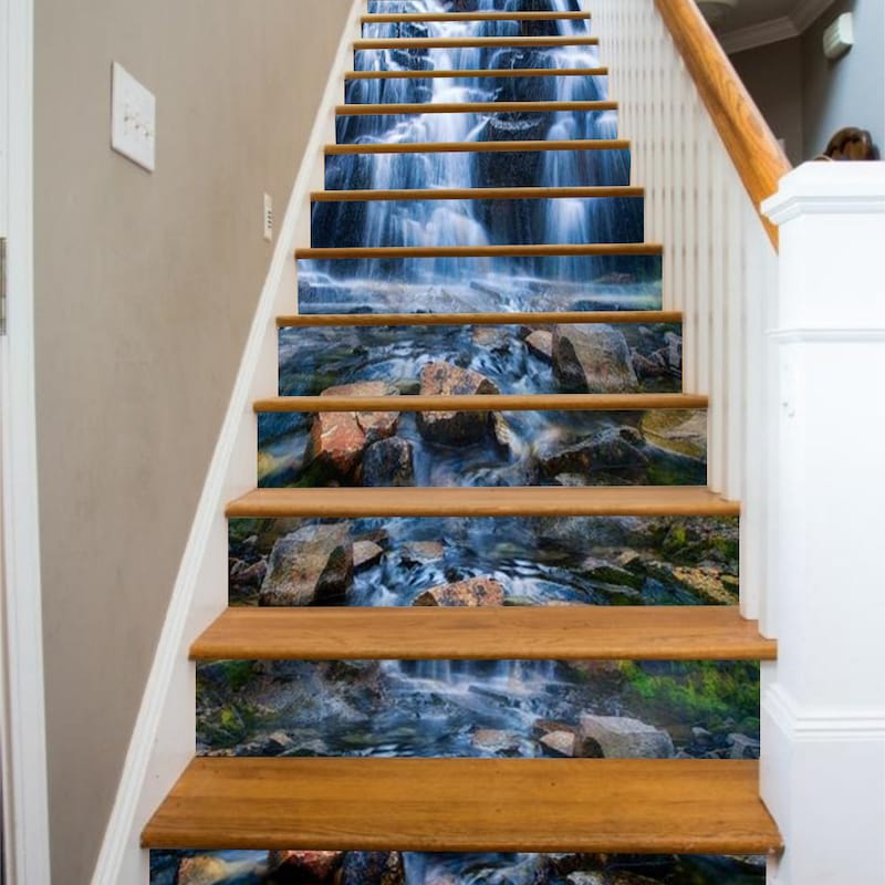 Waterfall Wall Decal - Etsy