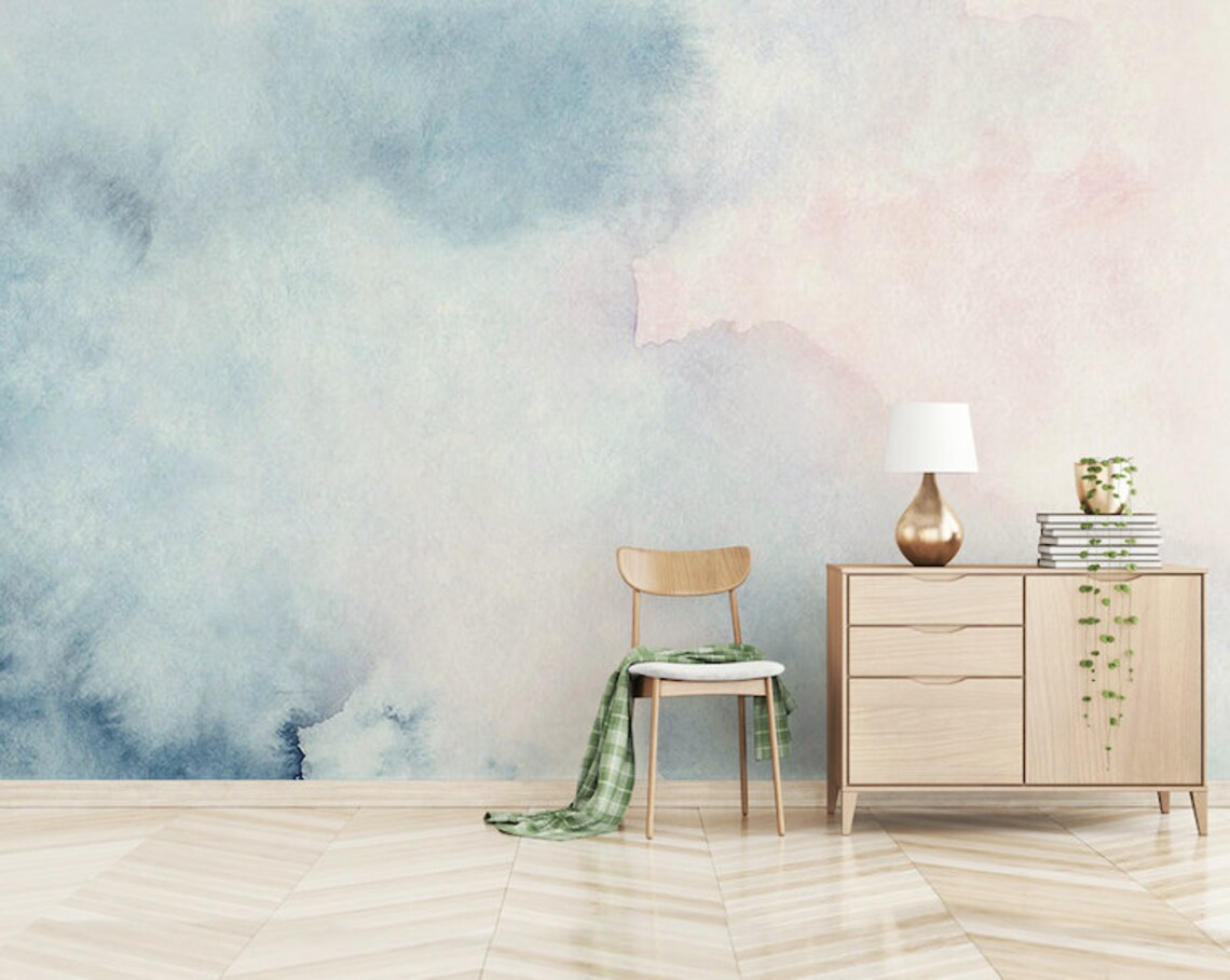 Cloud Pattern 3362 Wallpaper Mural Self Adhesive Peel and - Etsy