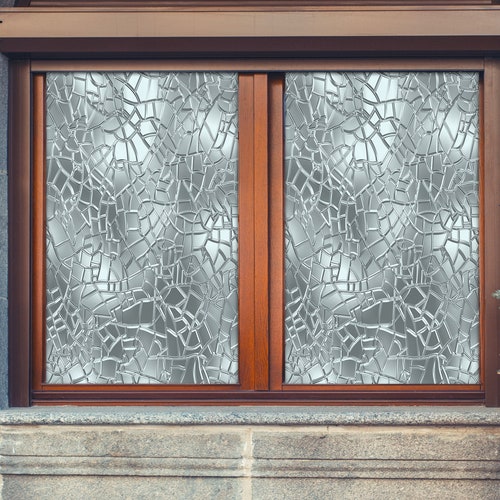 3D Blue Ocean W115 Window Film Print Sticker Cling Stained | Etsy