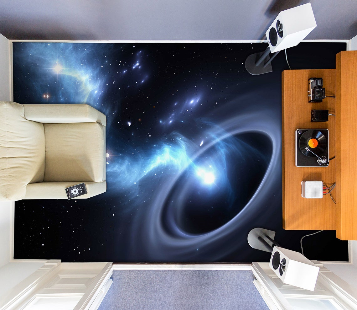 3D Cosmic Vortex 8351 Floor Wallpaper Murals Self-adhesive - Etsy