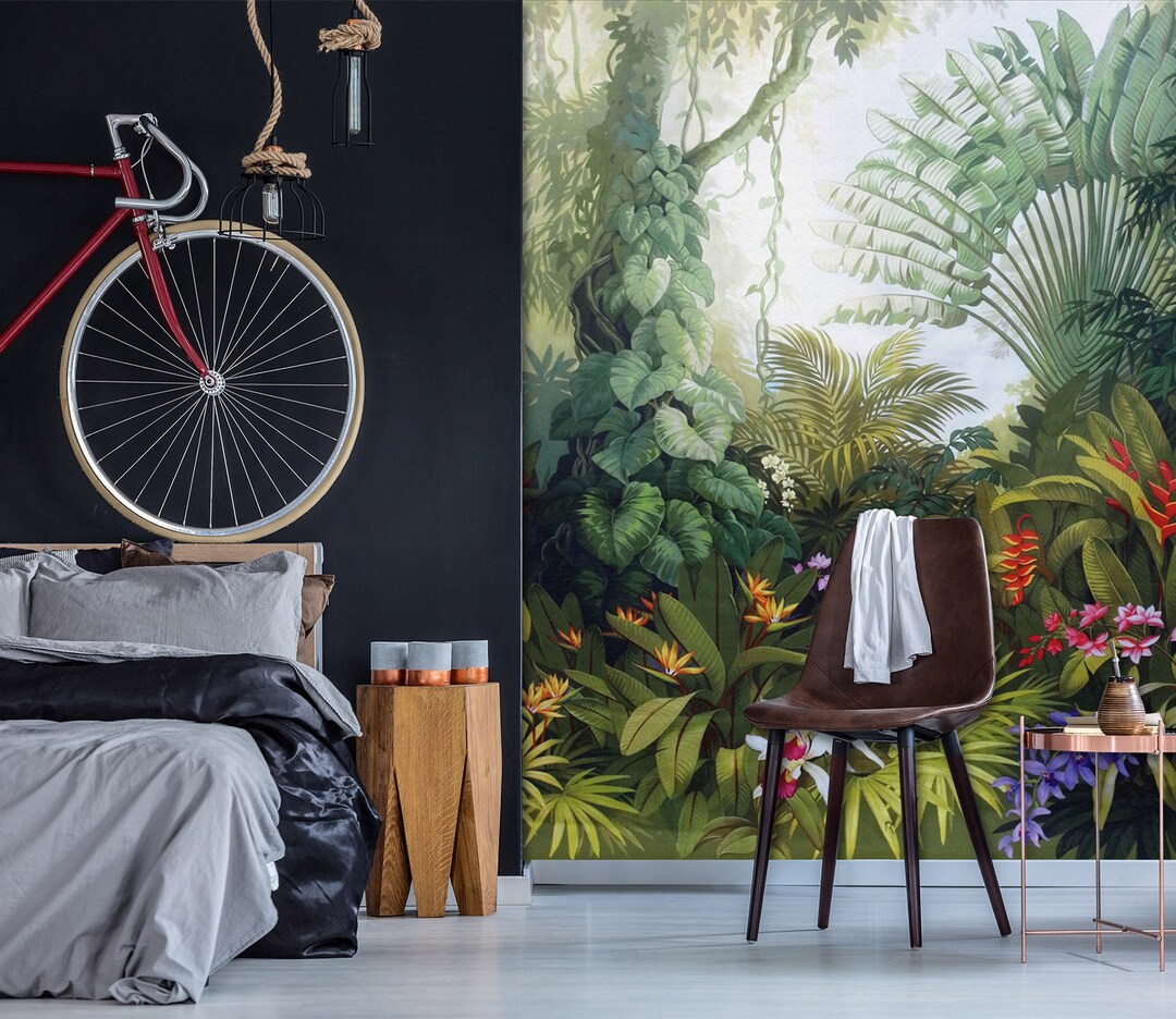 123x87312x219cm Color Flower Forest 276 - Etsy