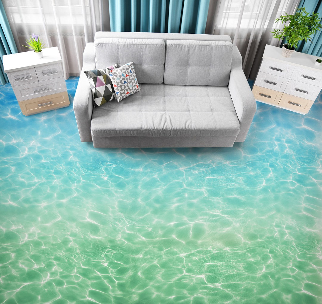 3D Water Pattern 4207 Floor Wallpaper Murals Self-adhesive Removable ...