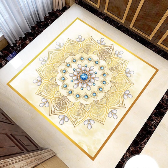 3D Yellow Texture 1458 Floor Wallpaper Murals Self-adhesive | Etsy