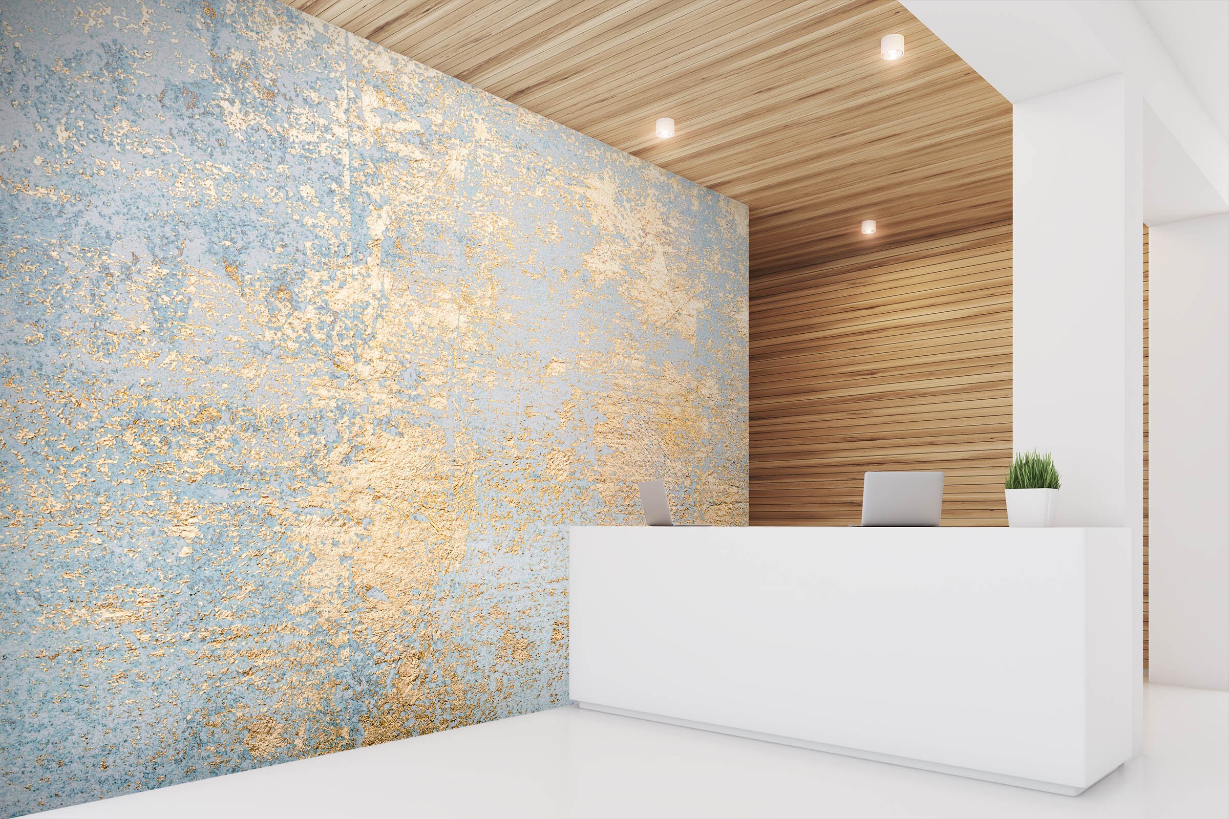 Golden Wall 2974 Wallpaper Mural Self Adhesive Peel and Stick - Etsy