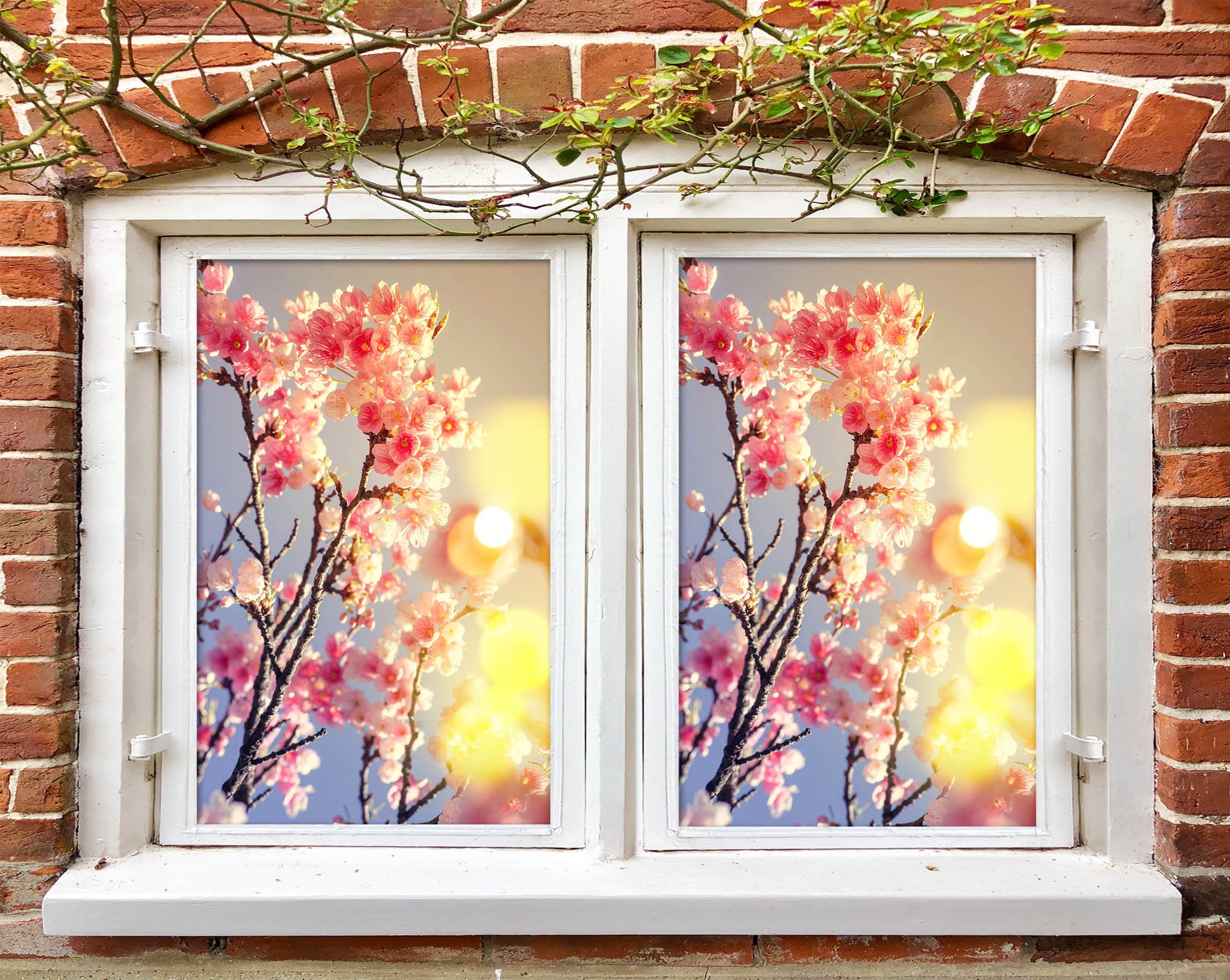 3D Delicate Flowers W875 Window Film Print Sticker Cling | Etsy