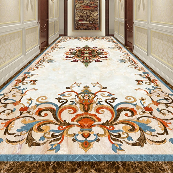 3D Pattern Red 1571 Floor Wallpaper Murals Self-adhesive - Etsy