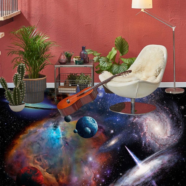 Psychedelic Floor Wallpaper - Etsy