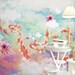 Goldfish Flower WC158 Wallpaper Mural Self Adhesive Peel and Stick Wall ...
