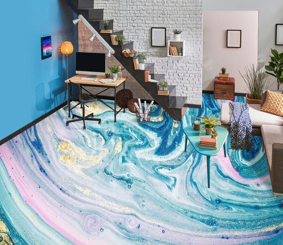 3D Fantasy Design 9646 Floor Wallpaper Murals Self-Adhesive | Etsy