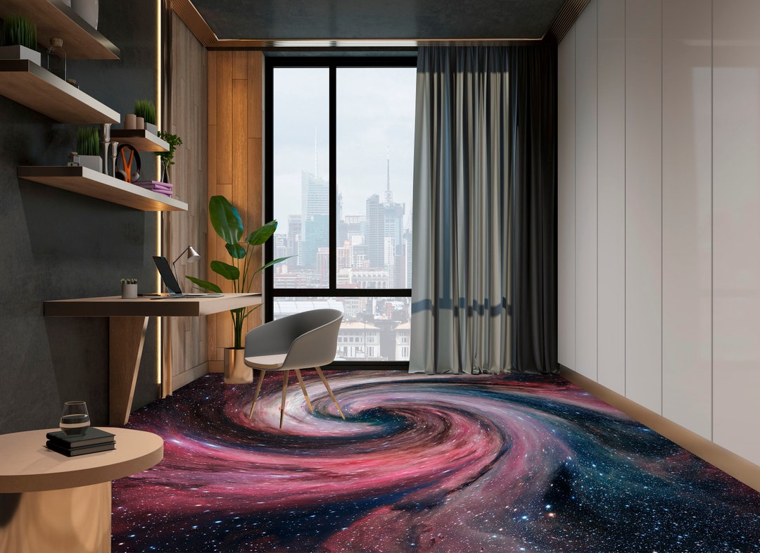 3D Galaxy Vortex 3339 Floor Wallpaper Murals Self-adhesive Removable ...