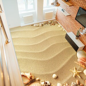 3D Beach Paradise 6658 Floor Wallpaper Murals Self-adhesive Removable ...