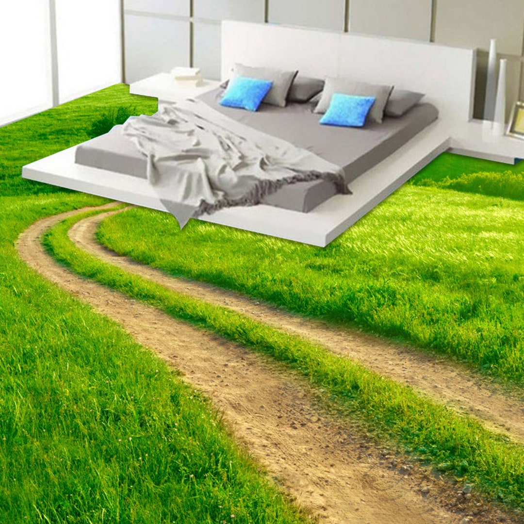 3D Lawn Path 1736 Floor Wallpaper Murals Self-adhesive Removable ...