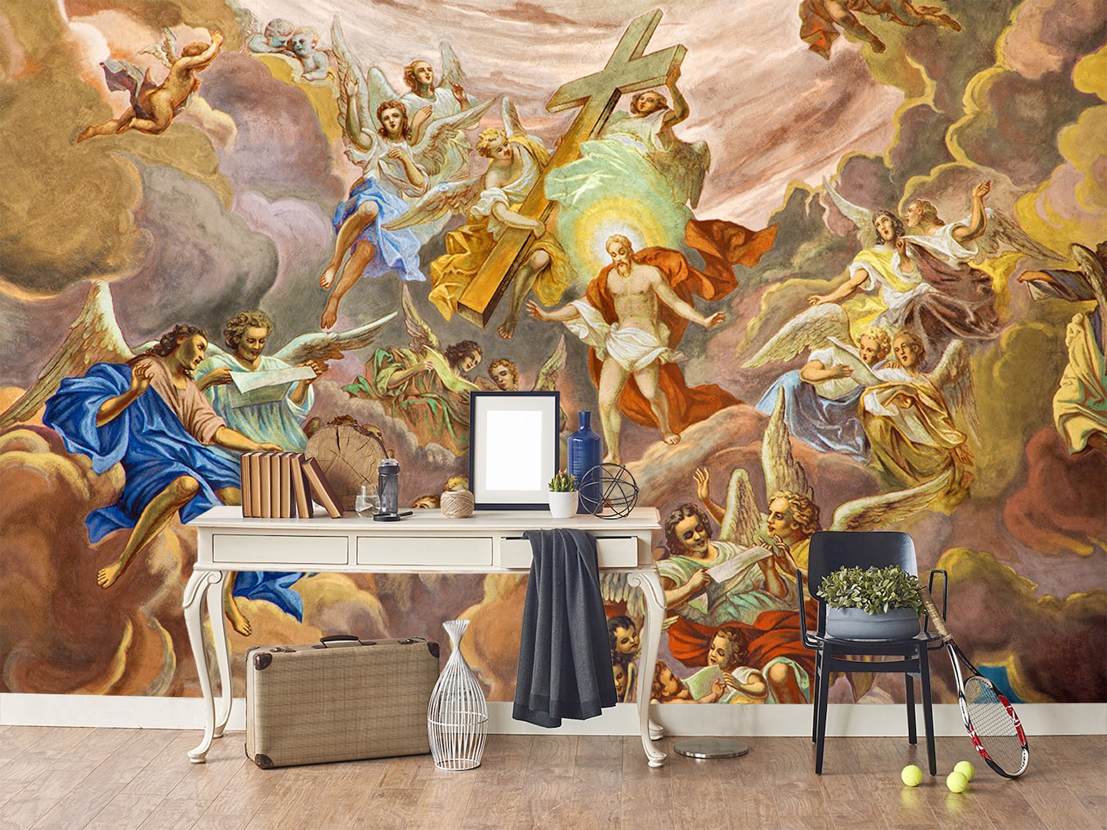 Christian Heaven 1804 Wallpaper Mural Self Adhesive Peel and | Etsy