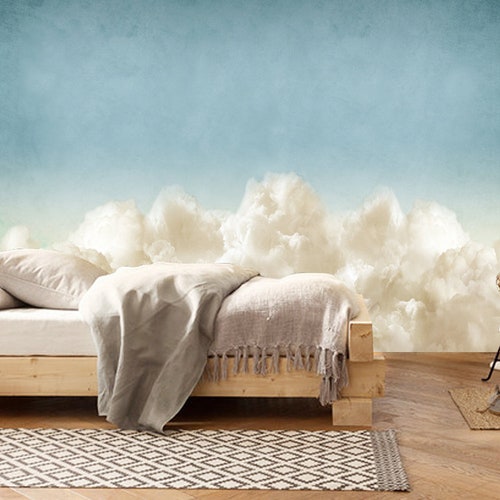 Cloud Pattern 3362 Wallpaper Mural Self Adhesive Peel and - Etsy