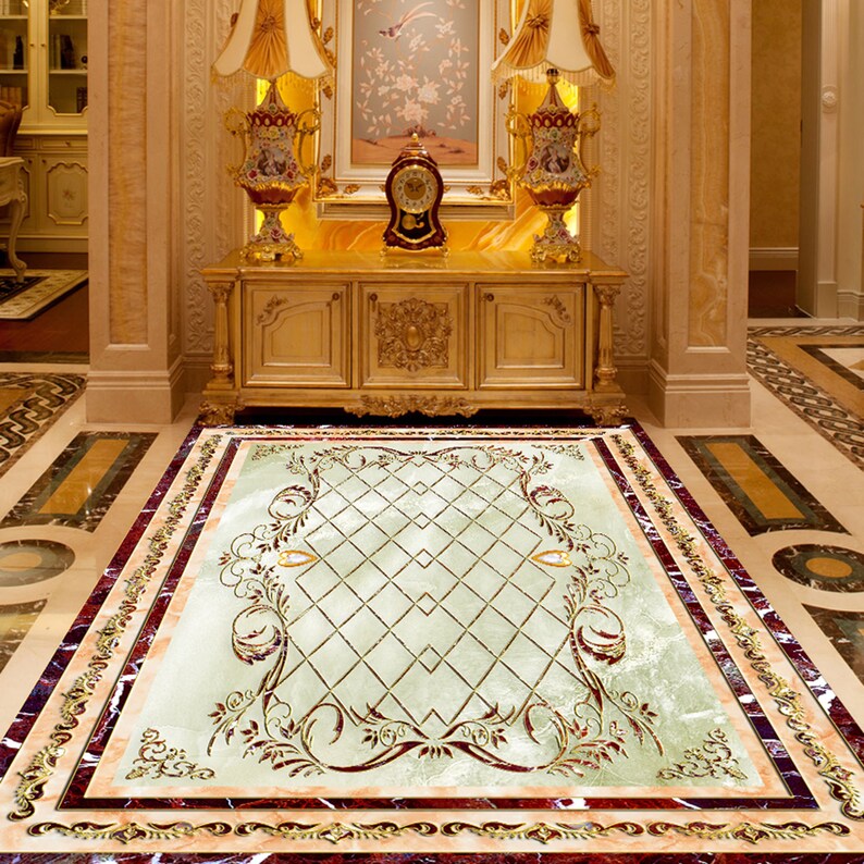 3D Square Pattern 1487 Floor Wallpaper Murals Self-adhesive - Etsy