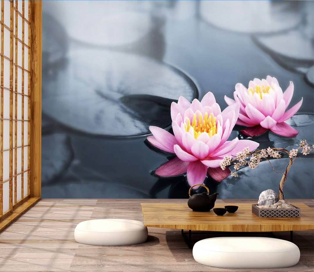Beautiful Lotus 1270 Wallpaper Mural Self Adhesive Peel and Stick Wall ...