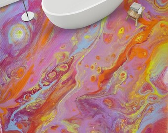 Psychedelic Floor Wallpaper - Etsy