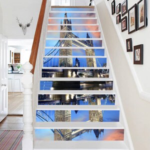 3D Bridge City SS0726 Pattern Tile Marble Stair Risers - Etsy