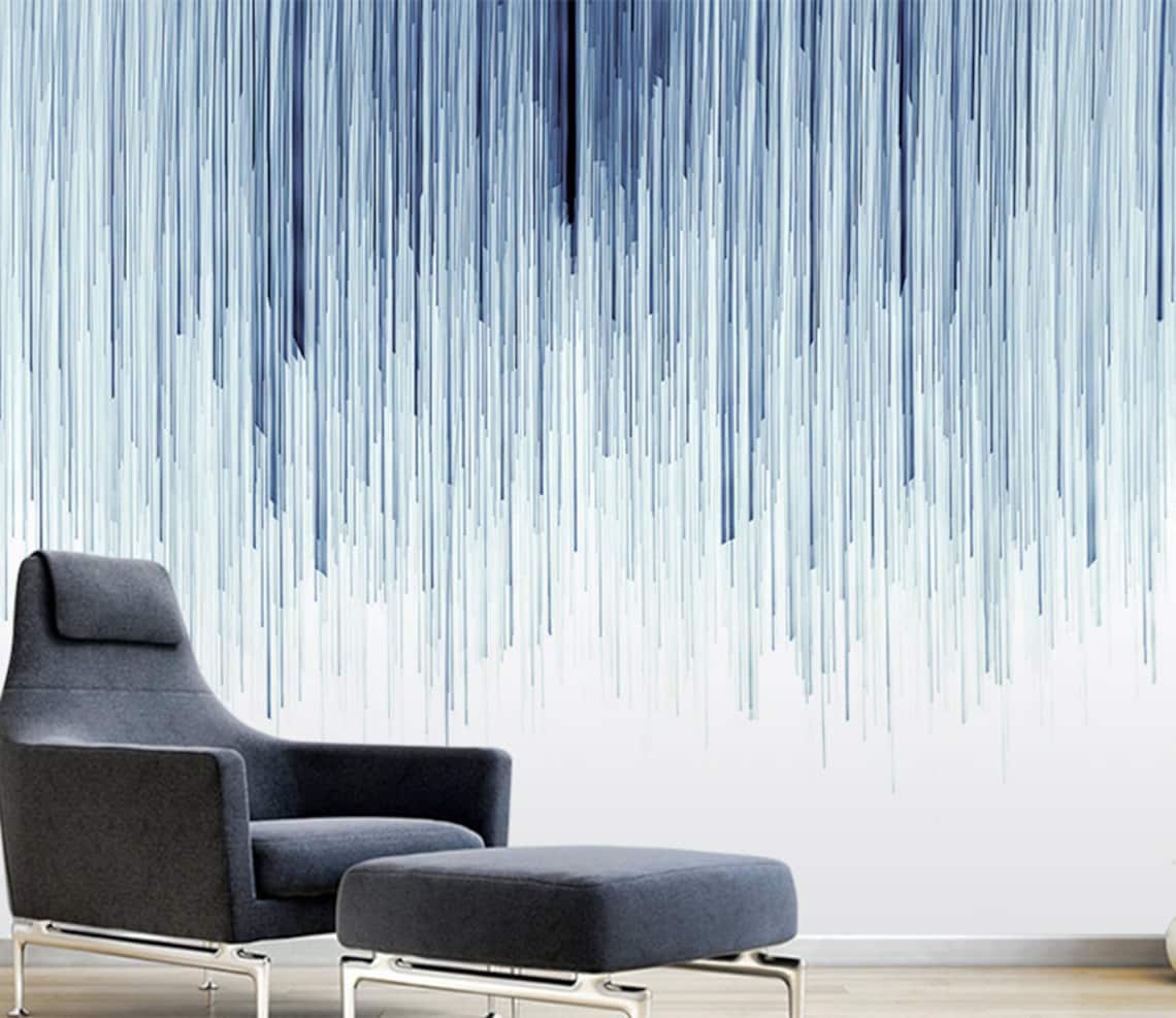 Blue Line 3332 Wallpaper Mural Self Adhesive Peel and Stick - Etsy