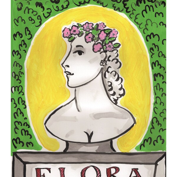 Flora Goddess of the Garden - Etsy