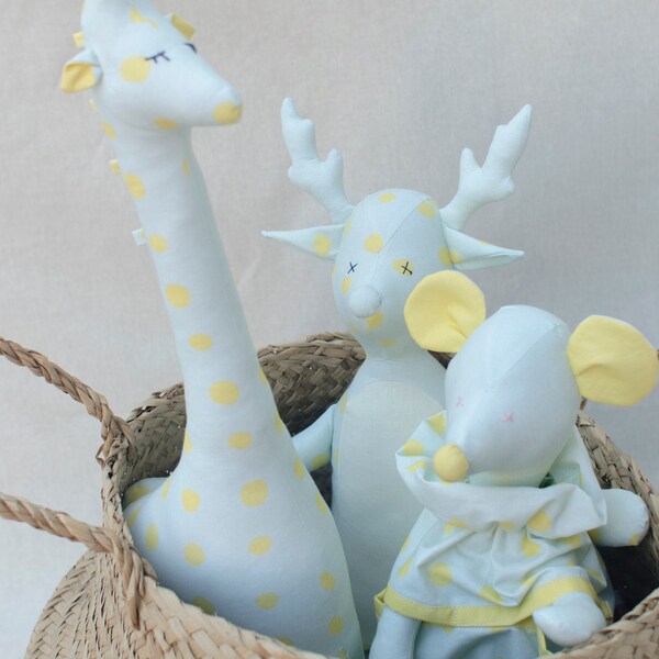 Giraffe Pull Toy - Etsy