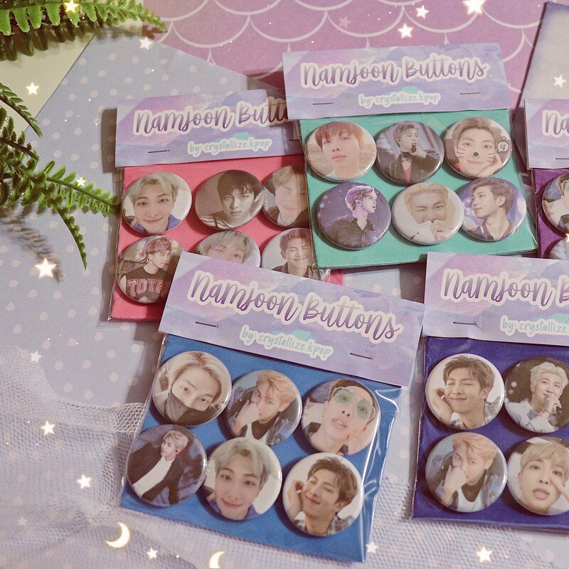 Bts Buttons - Etsy