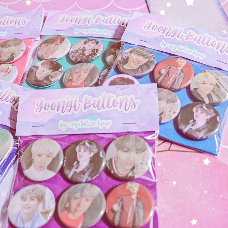 Bts Buttons - Etsy