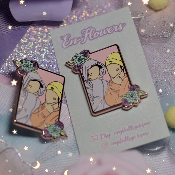Enflowers Enamel Pin ENHYPEN Crystallizekpop Pin Cute - Etsy