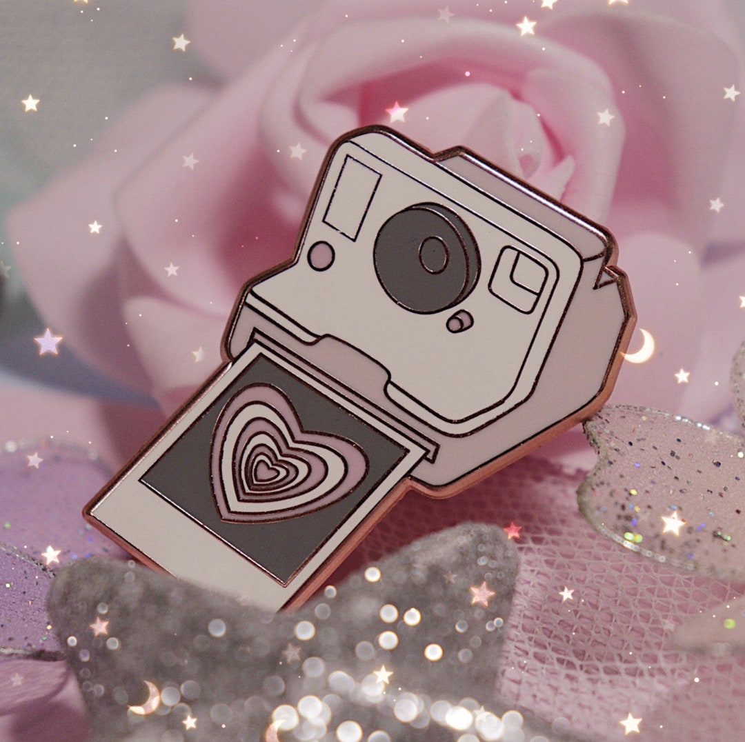 1970s Vibe Enamel Pin ENHYPEN Crystallizekpop Pin Cute Enamel Pin ENHYPEN Enamel Pin Polaroid ...