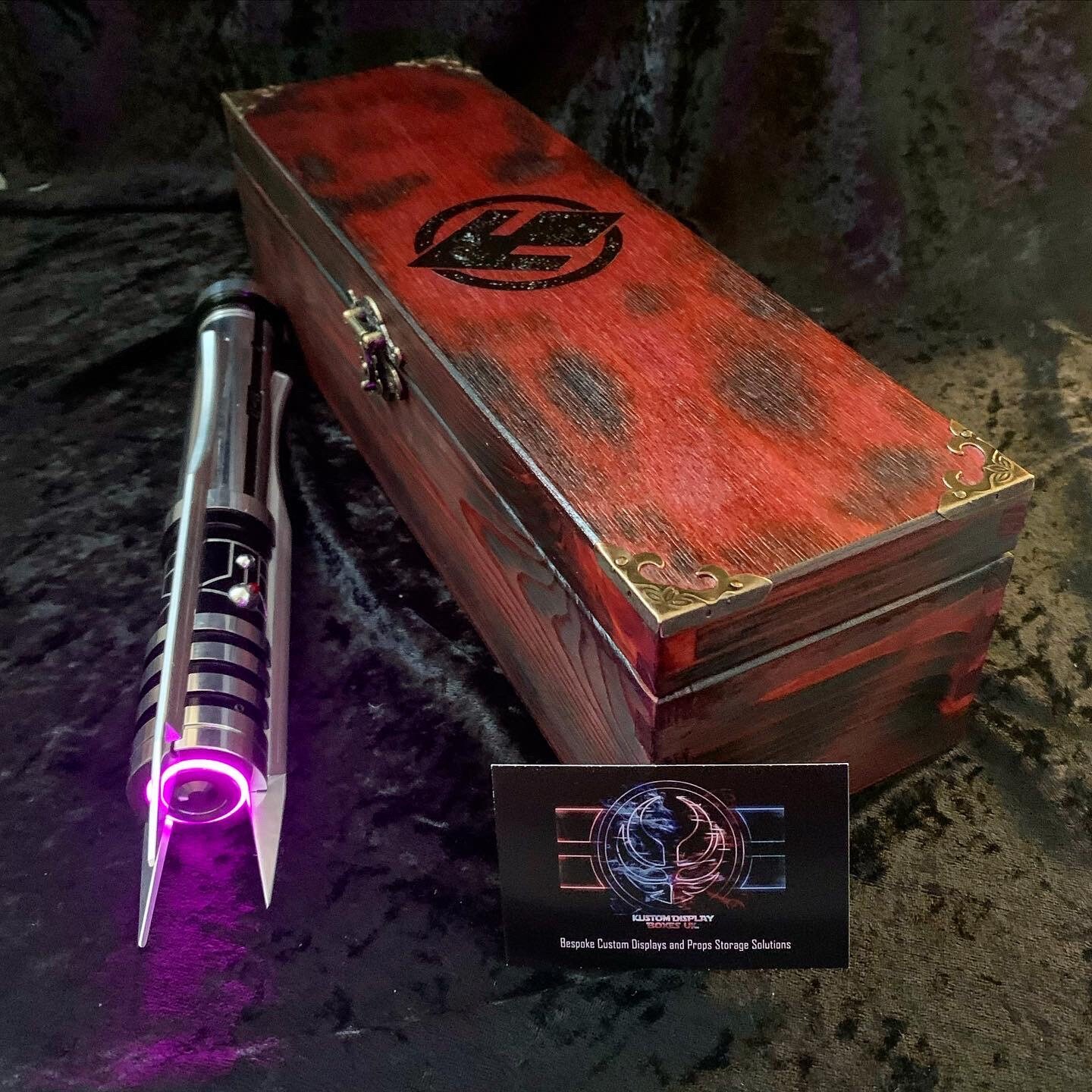 Star Wars The Dark Sith Eternal Custom Lightsaber Display | Etsy